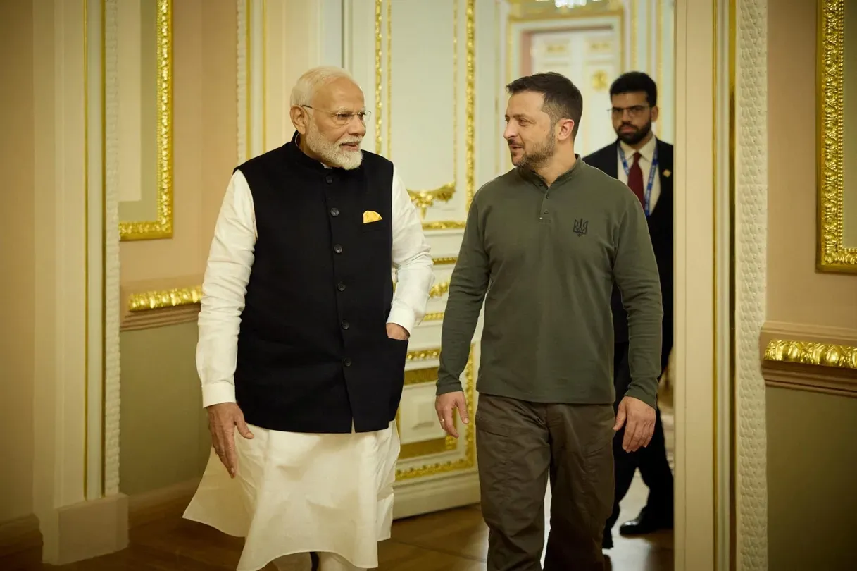 PBS News Hour | News Wrap: India’s Modi visits Ukraine’s Zelenskyy in Kyiv | Season 2024 | PBS