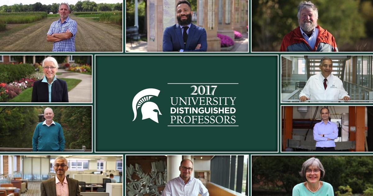 MSU Video | 2017 MSU University Distinguished Professors | PBS