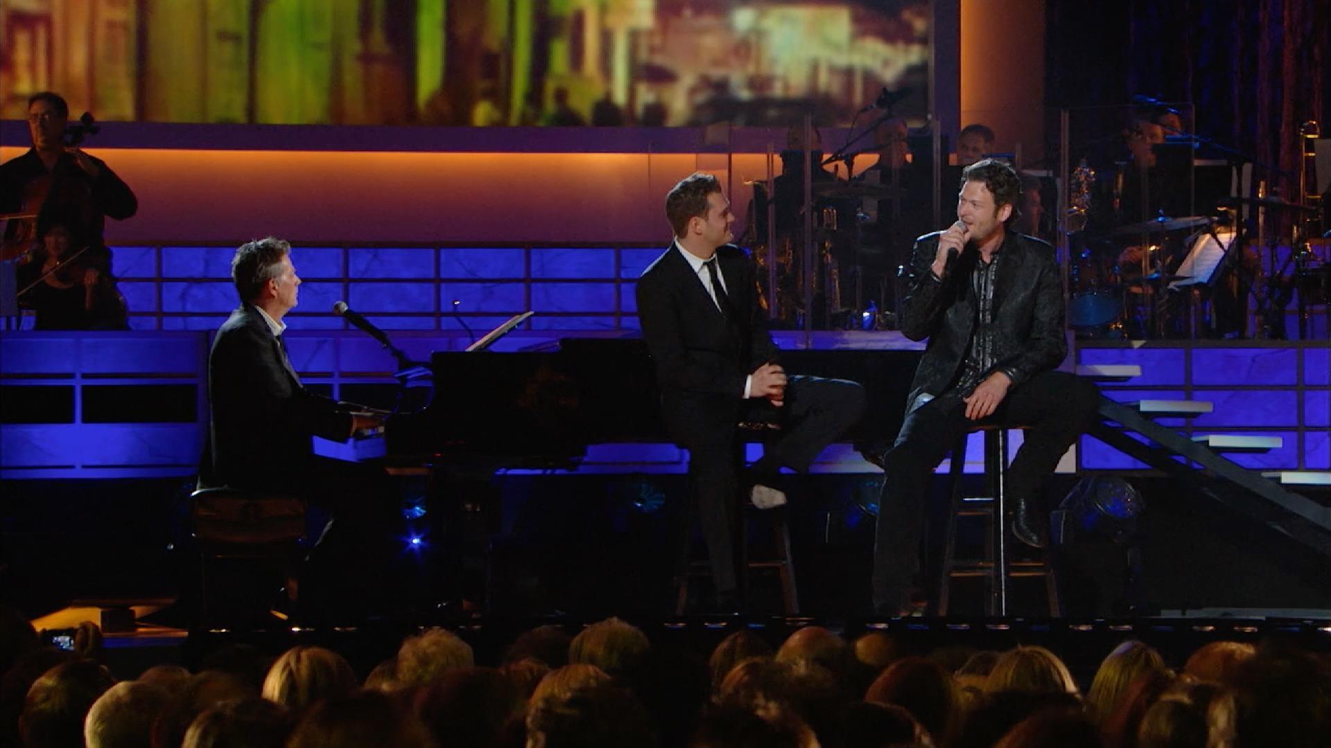 Michael Bublé and Blake Shelton Sing "Home" | Great Performances ...