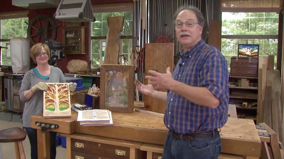 American Woodshop - Scrolled Tree of Life - Twin Cities PBS