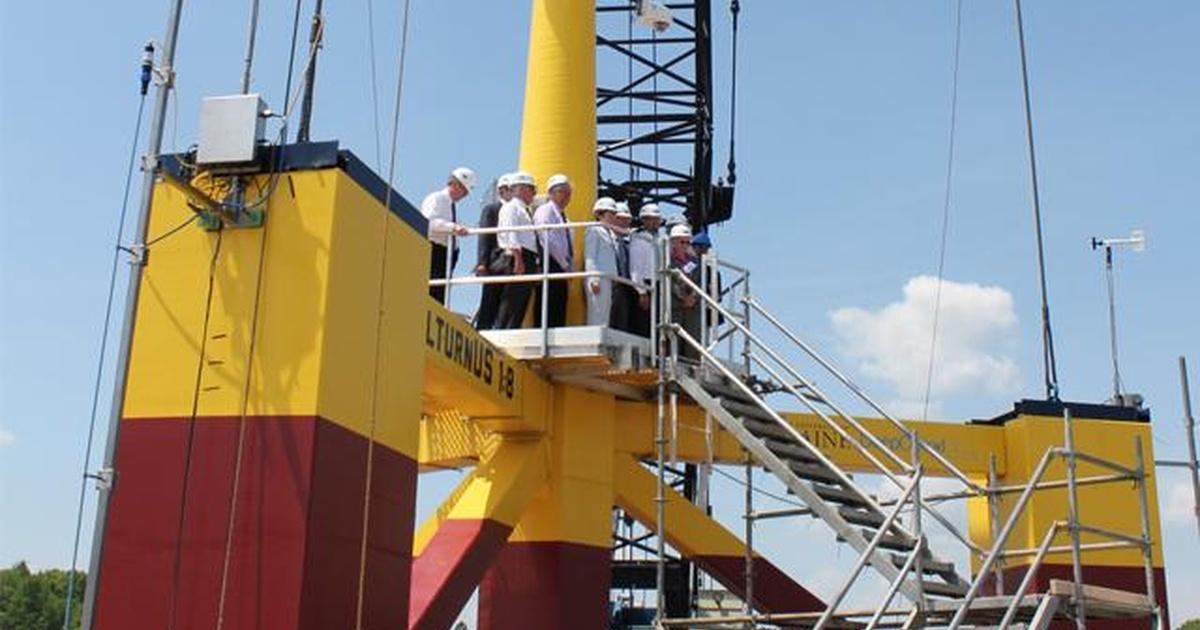 MPBN News | First Offshore Wind Turbine Put in Place | PBS