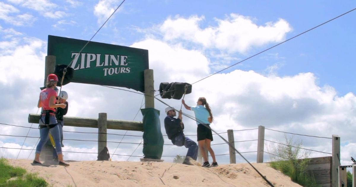 Destination Michigan | Harrison: Snow Snake's Zipline Course | Season 6 ...
