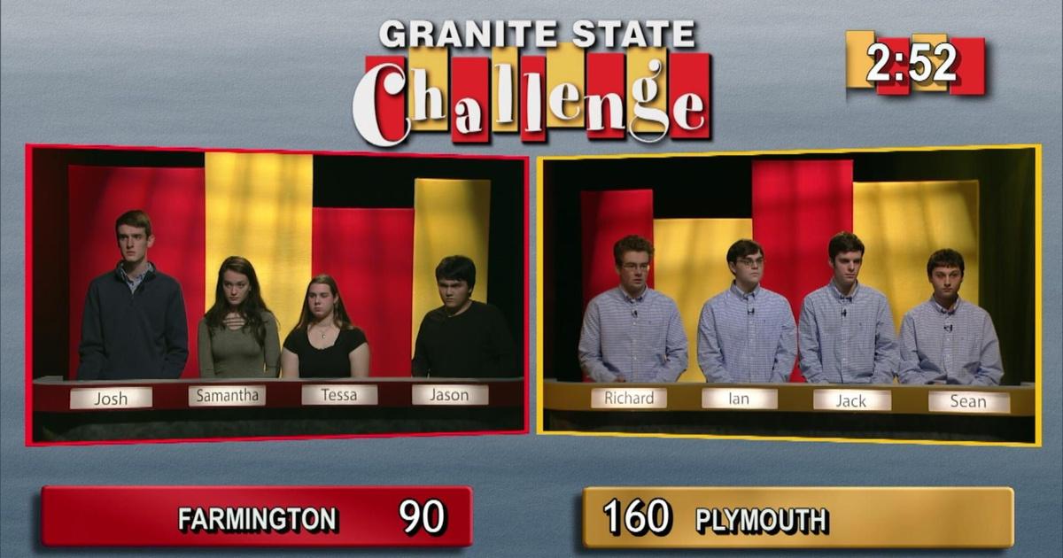 Granite State Challenge | Plymouth Regional Vs. Farmington | Season 35 ...