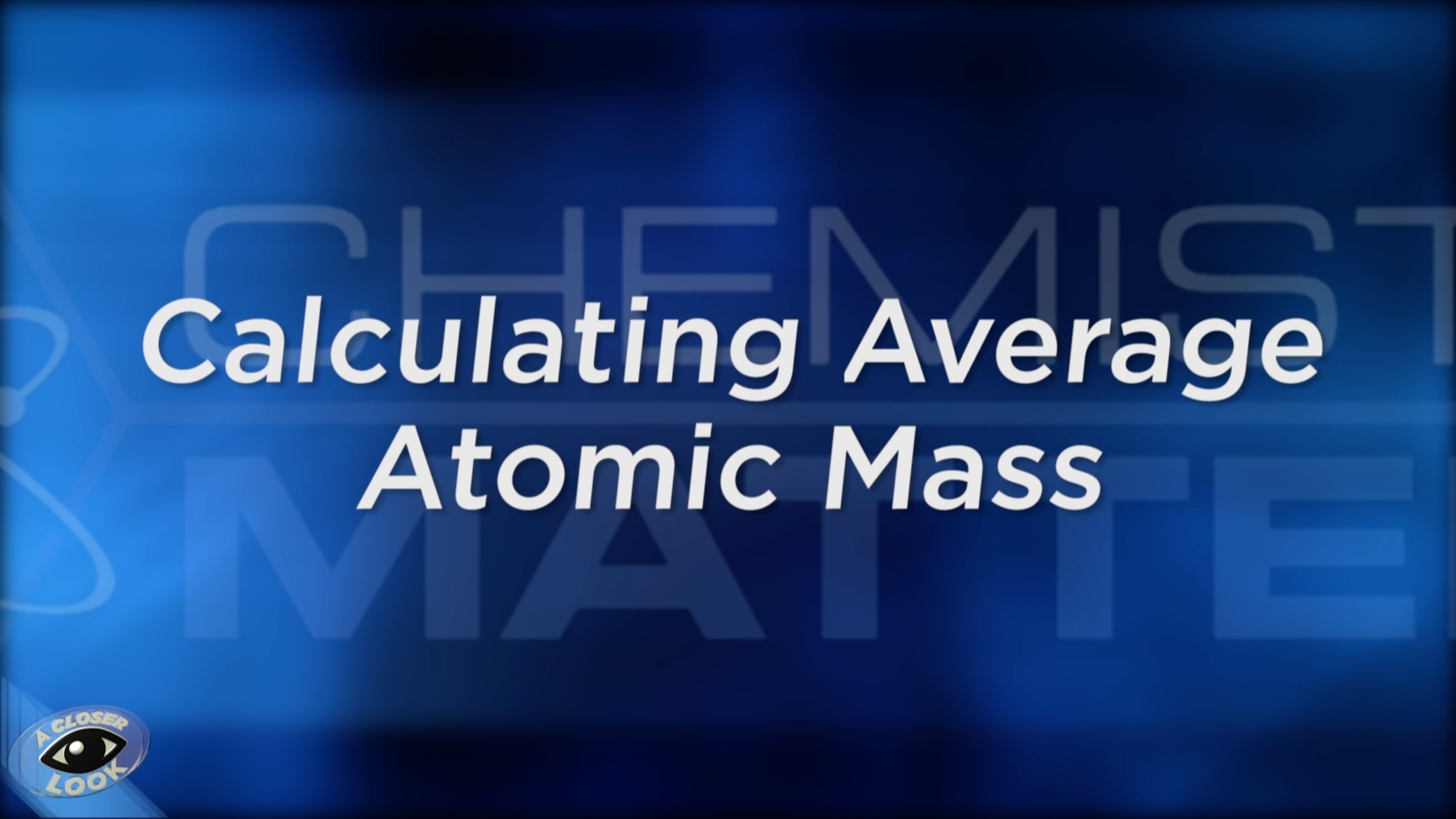 Average Atomic Mass