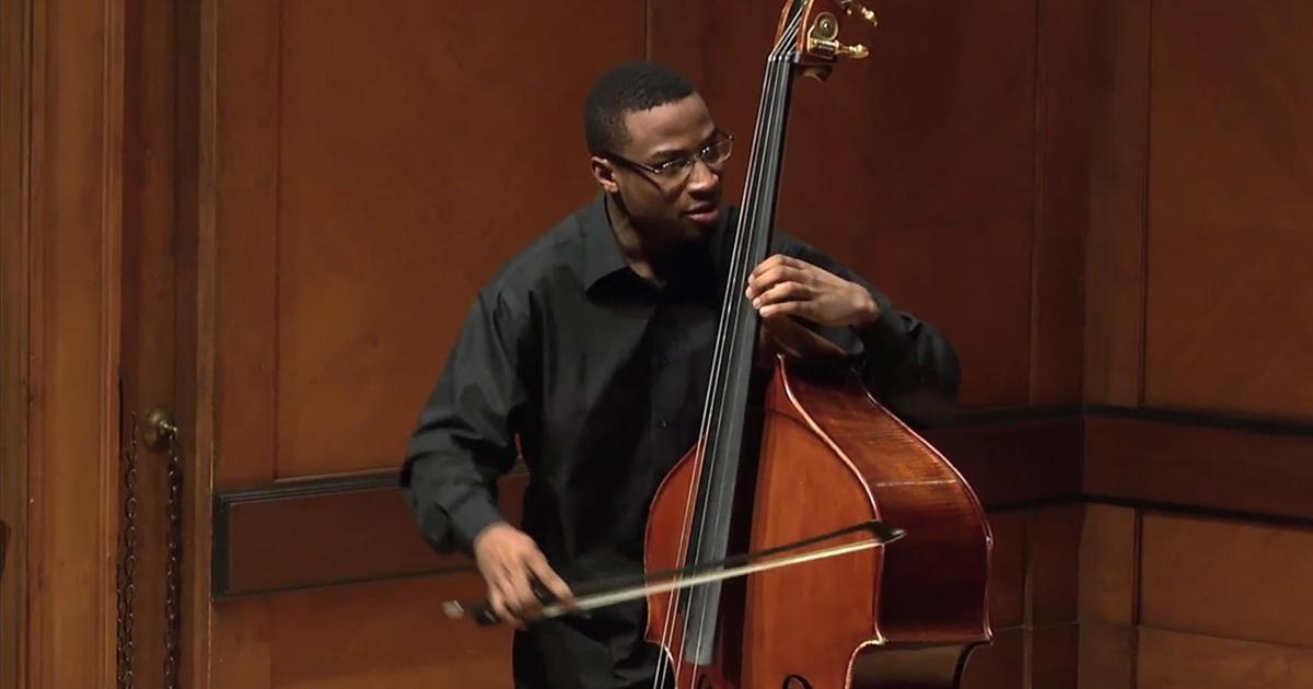 On Stage at Curtis | Double Bassist and Composer Xavier Foley ...