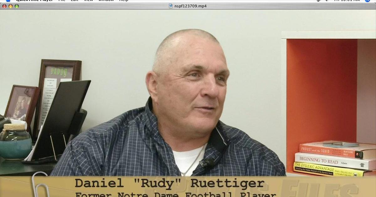 Sports Files | Former Notre Dame Football Player Rudy Ruettiger ...