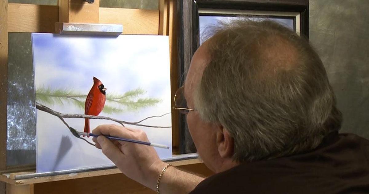 Painting with Wilson Bickford | Wilson Bickford "Red Cardinal" Part 2 ...