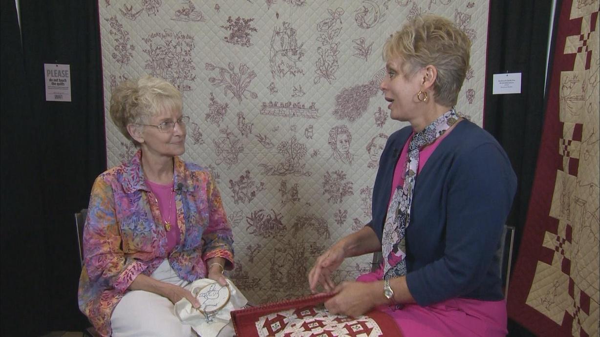 Nancy's Corner - Deanna Waltz, Redwork Quilts | Watch on PBS Wisconsin