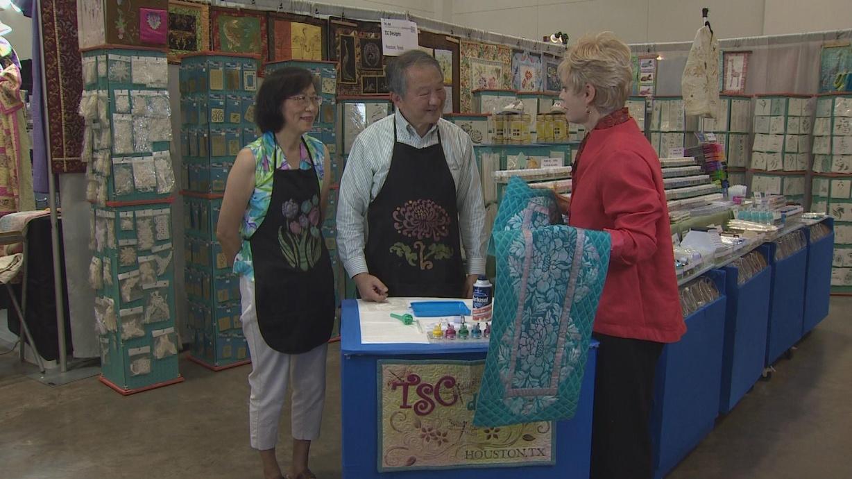 Nancy's Corner - Joyce and Thomas Teng, Fabric Embellishers | Watch on ...
