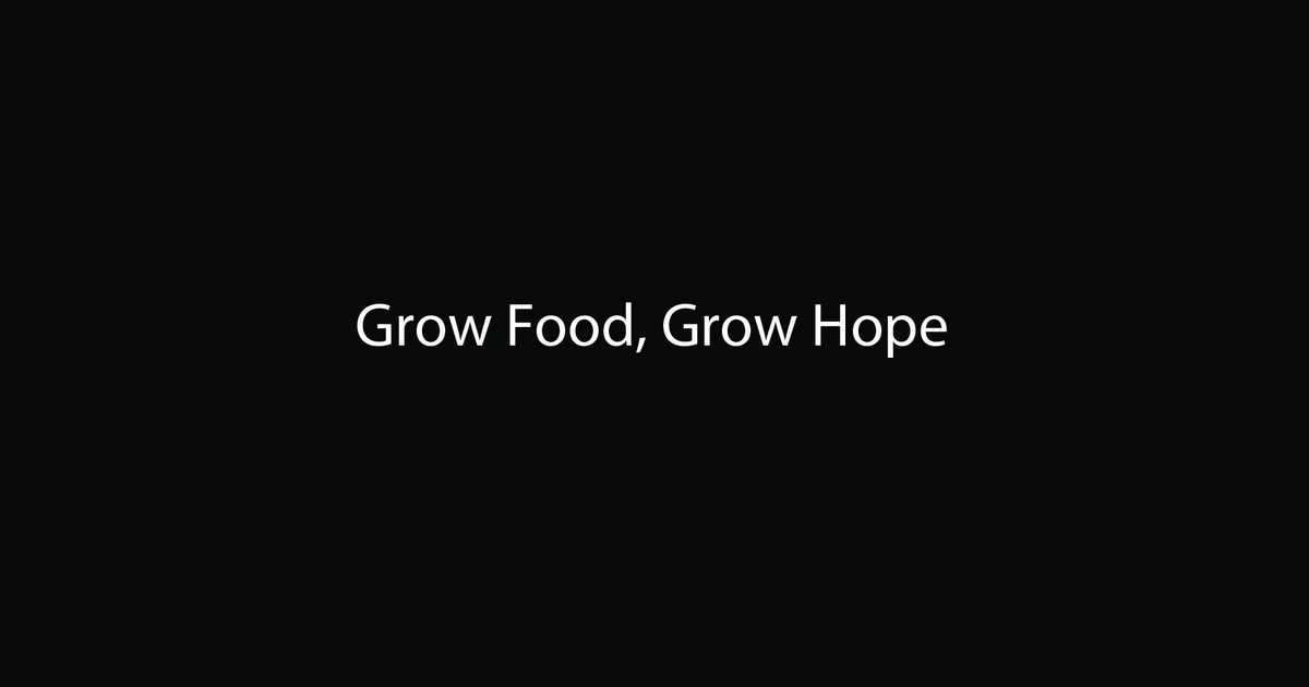 SOCHE Talks | Grow Food, Grow Hope | PBS