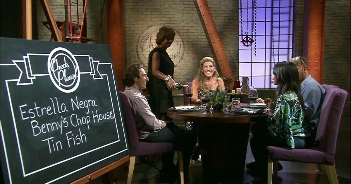 Check Please! | Benny's Chop House, Estrella Negra, Tin Fish | Season ...