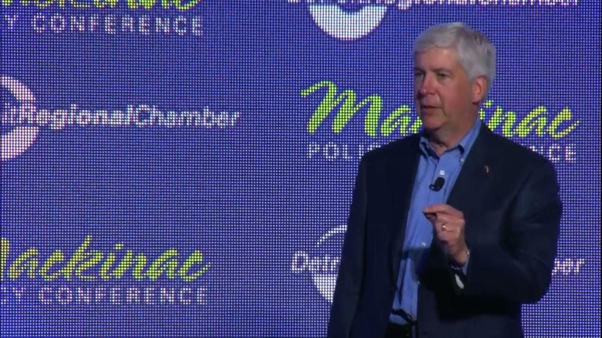 Governor Rick Snyder | 2016 Mackinac Policy Conference | Detroit PBS ...