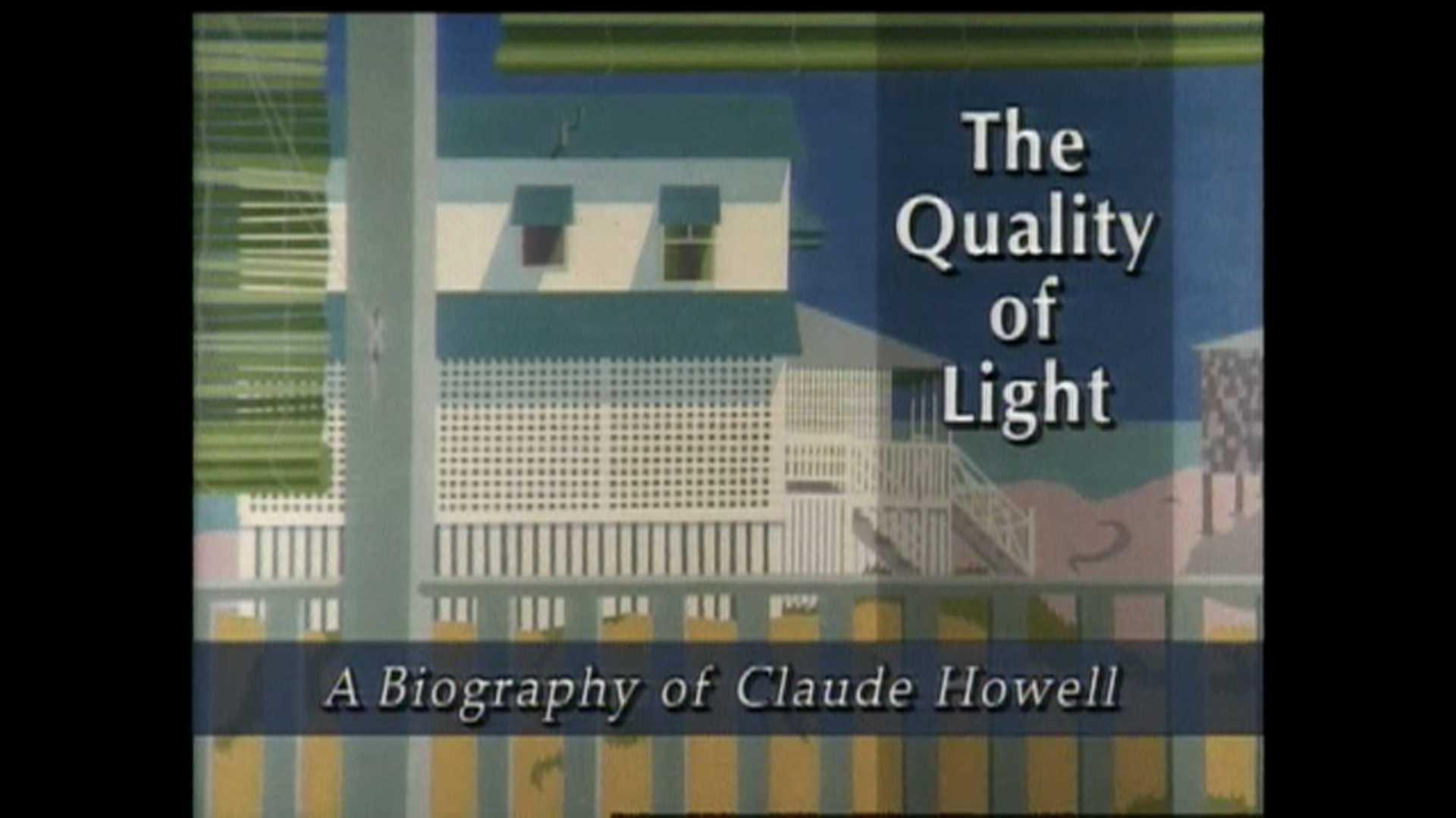 The Quality of Light: A Biography of Claude Howell | PBS NC Arts | ALL ARTS