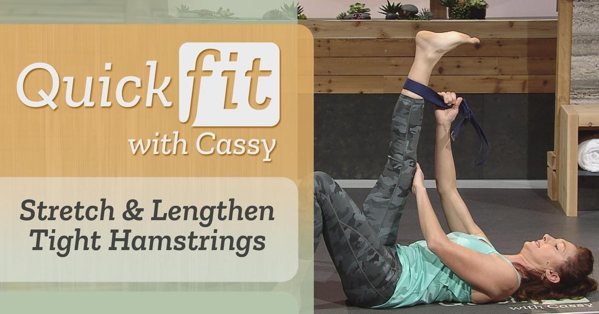 Quick Fit with Cassy | Stretch & Lengthen Tight Hamstrings | Season 20 ...