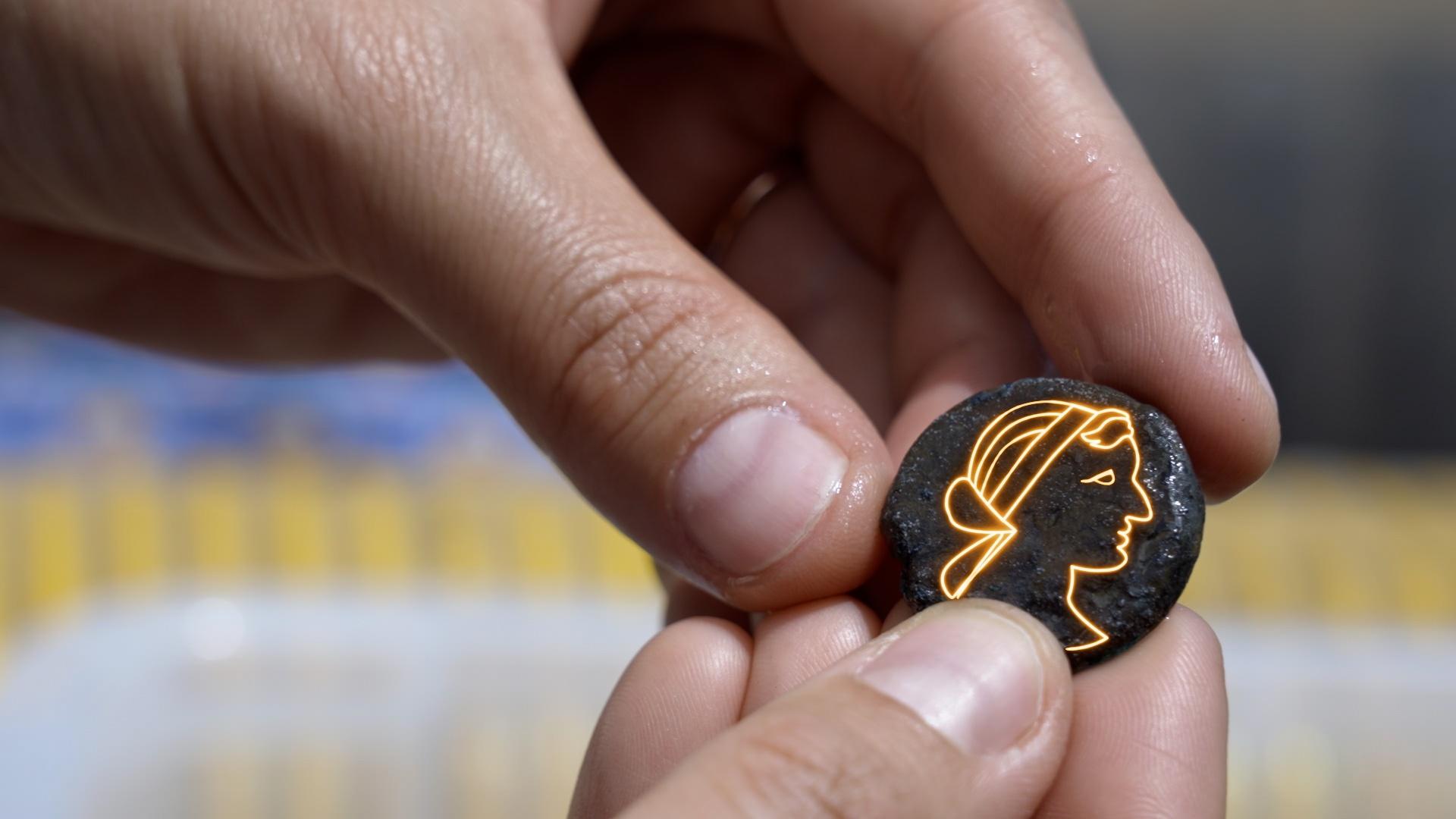 This Cleopatra Coin Has Been Lost Underwater For 2,000 years | Secrets ...