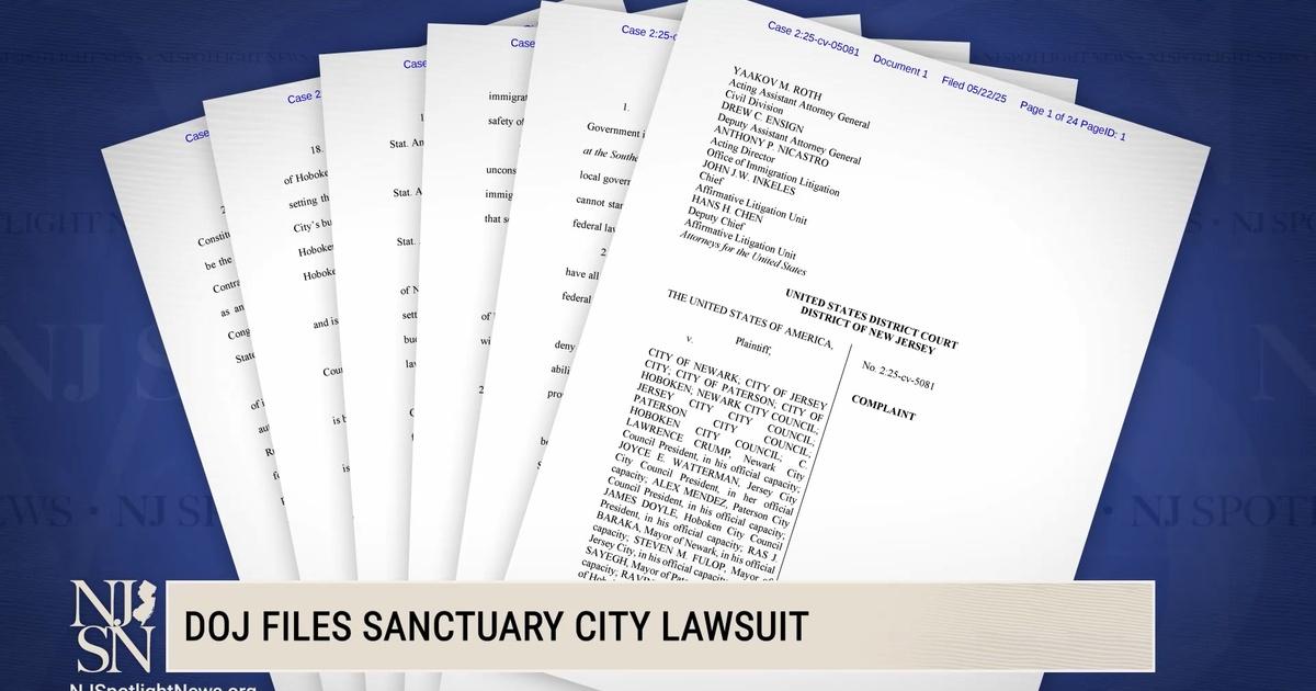 NJ Spotlight News | DOJ files lawsuit against 'sanctuary' cities in New ...