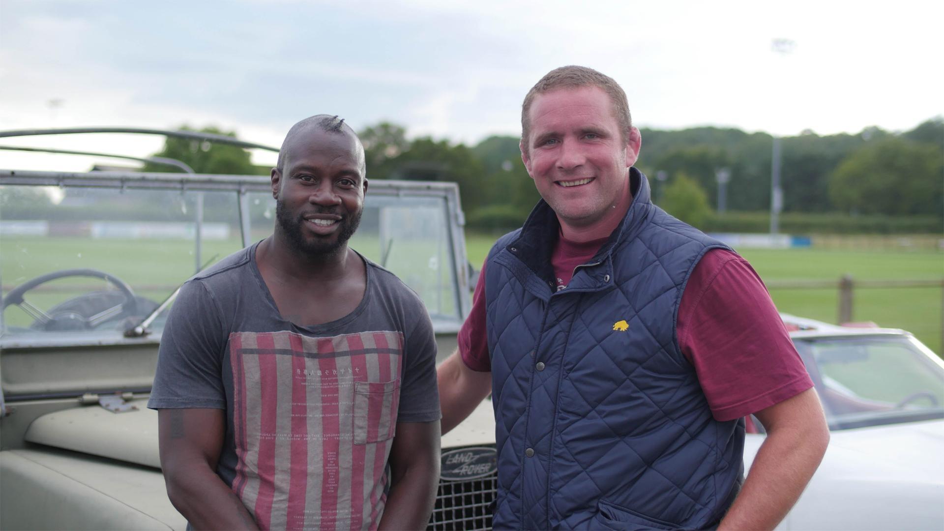 Phil Vickery MBE and Martin Offiah MBE | Celebrity Antiques Road Trip ...