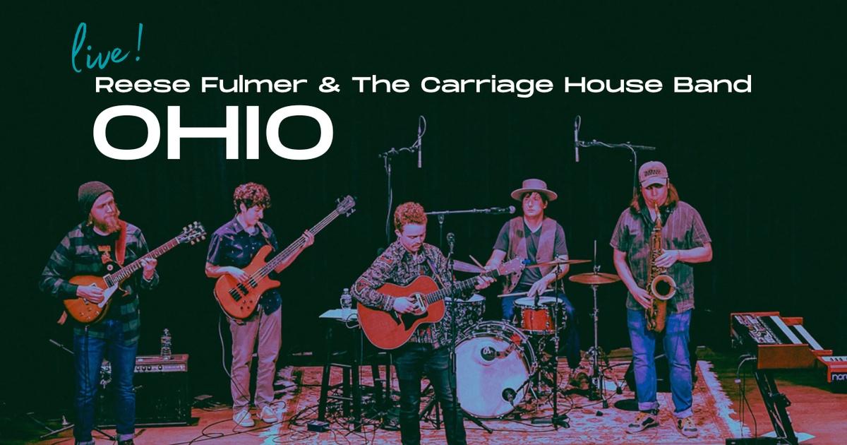 AHA! A House for Arts | Reese Fulmer & The Carriage House Band: Ohio ...