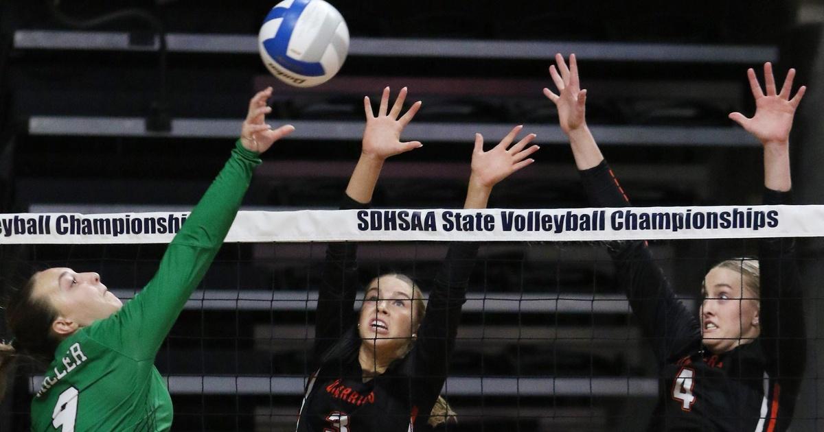 High School Activities | 2023 A Volleyball | Dell Rapids vs. Miller ...