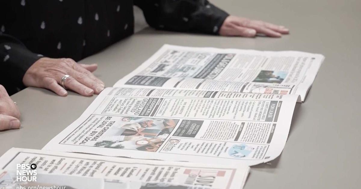 PBS News Hour | How the loss of local newspapers fueled political ...