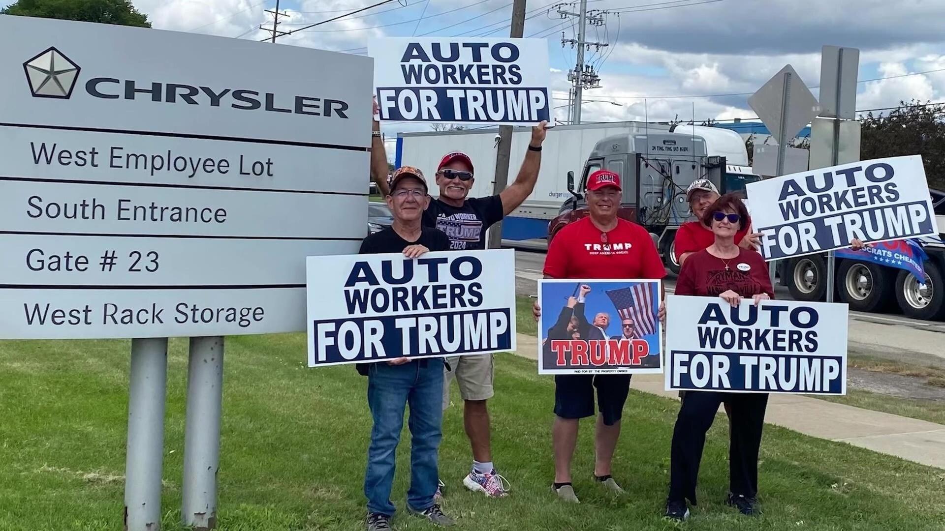 Union workers in battleground states could swing election | PBS News ...