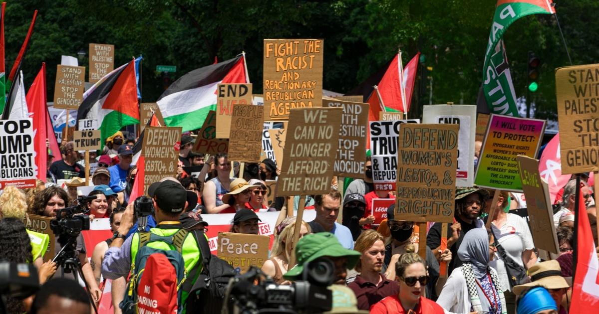 Chicago Tonight | Chicagoans Join First Major RNC Protest in Milwaukee ...