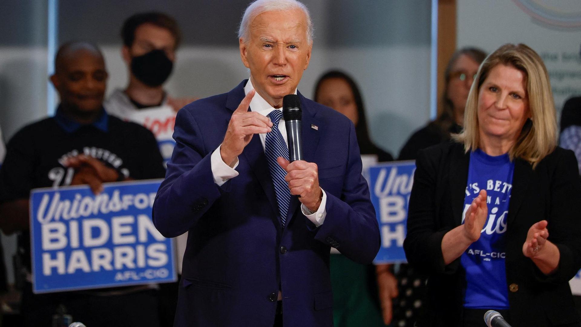 Biden faces public test as more call for him to end bid | PBS News Hour ...