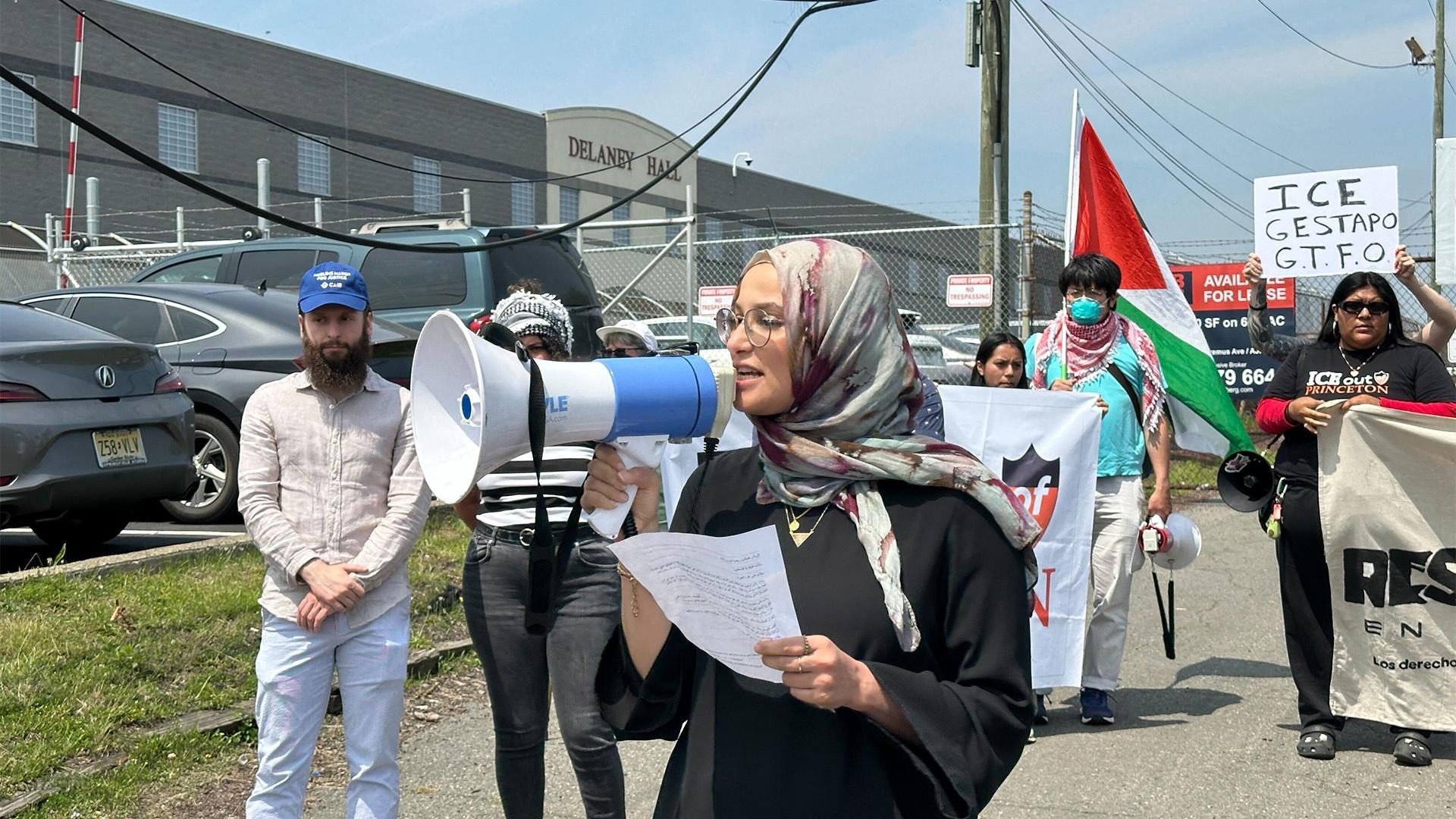 Protesters slam new ICE crackdowns, Trump travel ban | NJ Spotlight ...