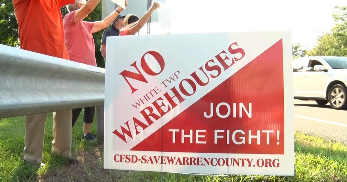NJ Spotlight News | Warren County residents protest warehouse ...