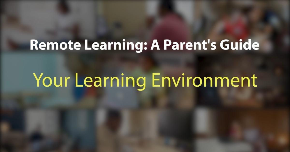CET/ThinkTV Education | Remote Learning: Your Learning Environment ...