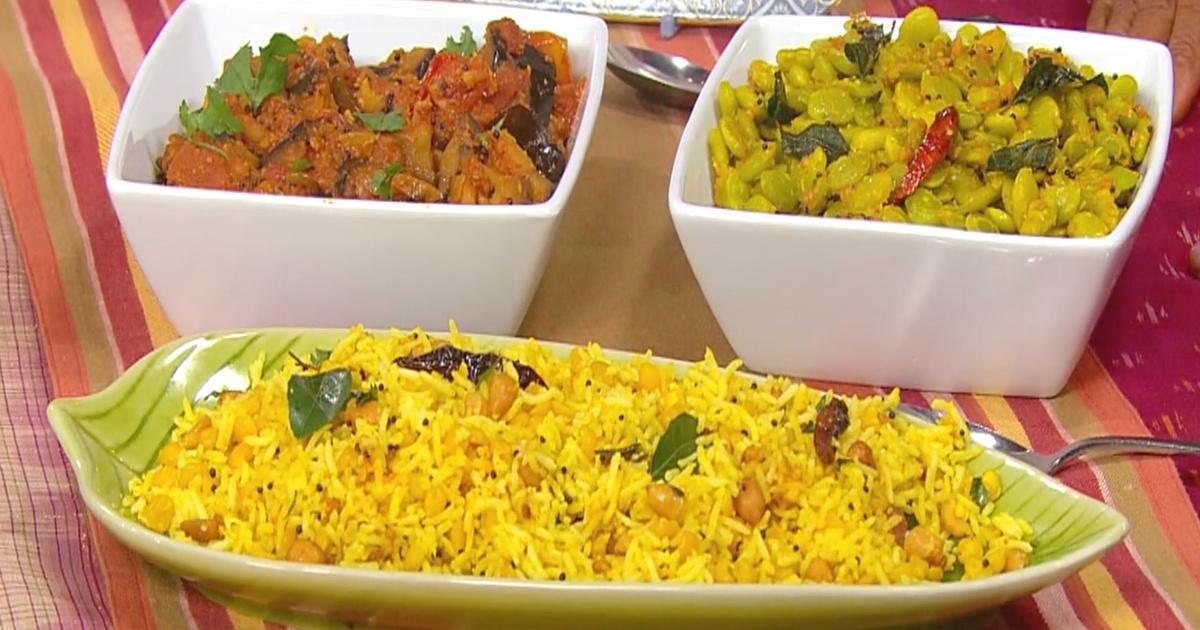 Healthful Indian Flavors with Alamelu | Lemon Rice with Peanuts ...