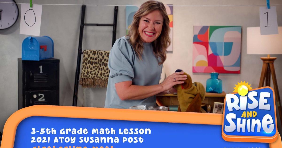 Rise and Shine | Math Susanna Post Clothesline Math | Season 2021 | PBS