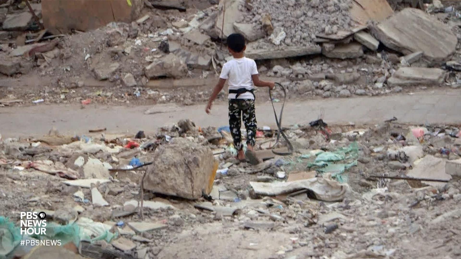 Struggling to survive in the rubble of Yemen's war | PBS NewsHour ...