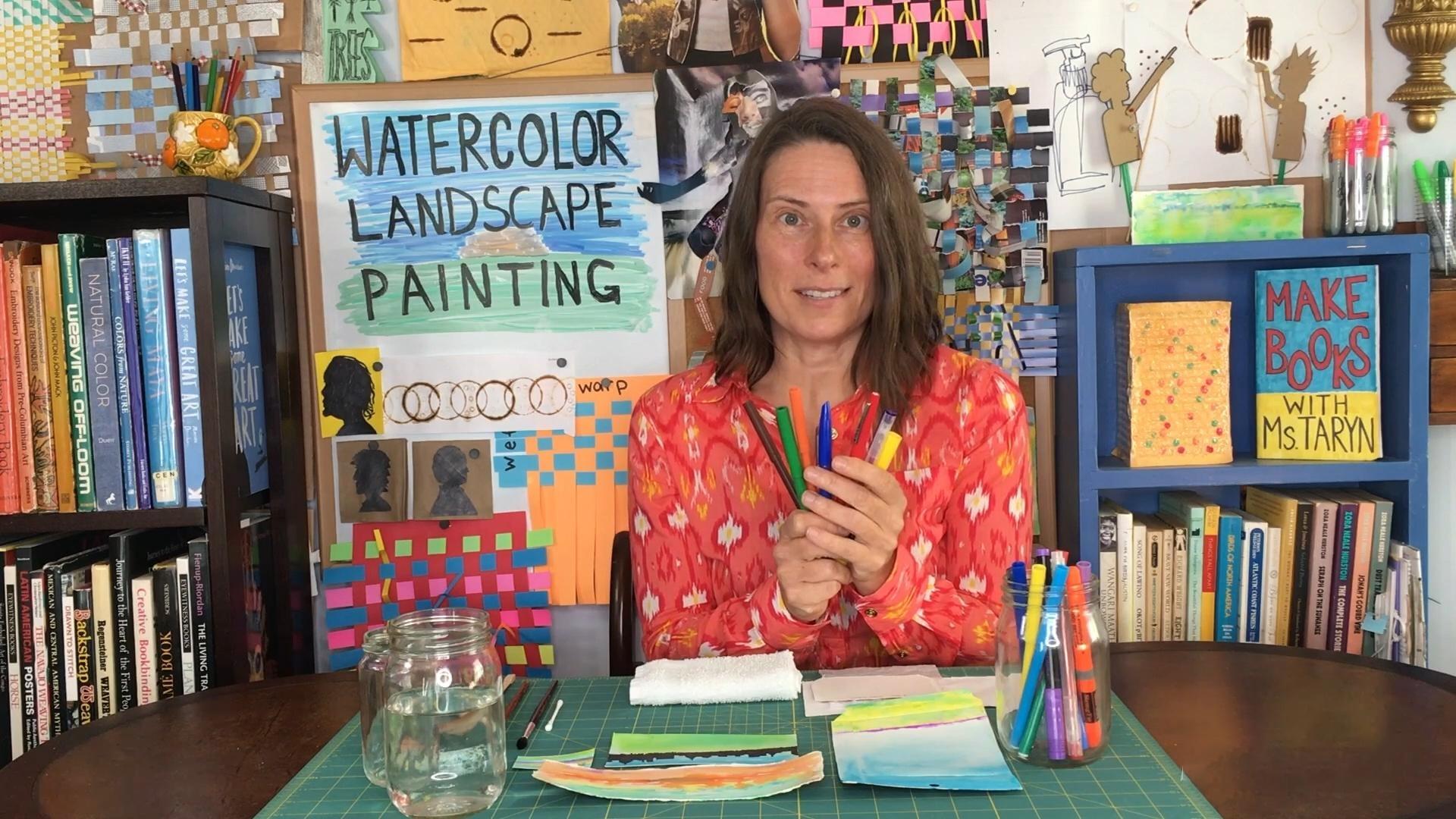 Watercolors with Ms. Taryn | Lincoln Center Pop - Up Classroom | ALL ARTS