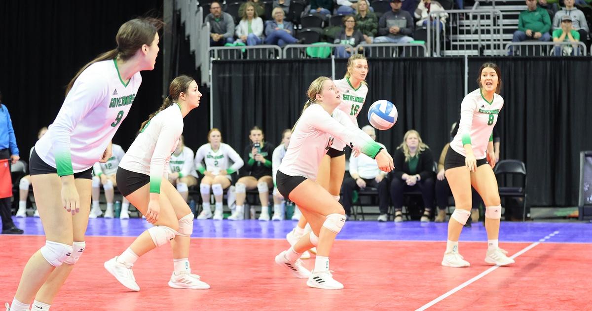 High School Activities | 2022 AA Volleyball | Pierre vs. RC Stevens ...