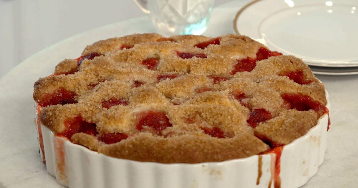 The Key Ingredient | Brian’s Strawberry Buckle | Cook Along with Brian ...