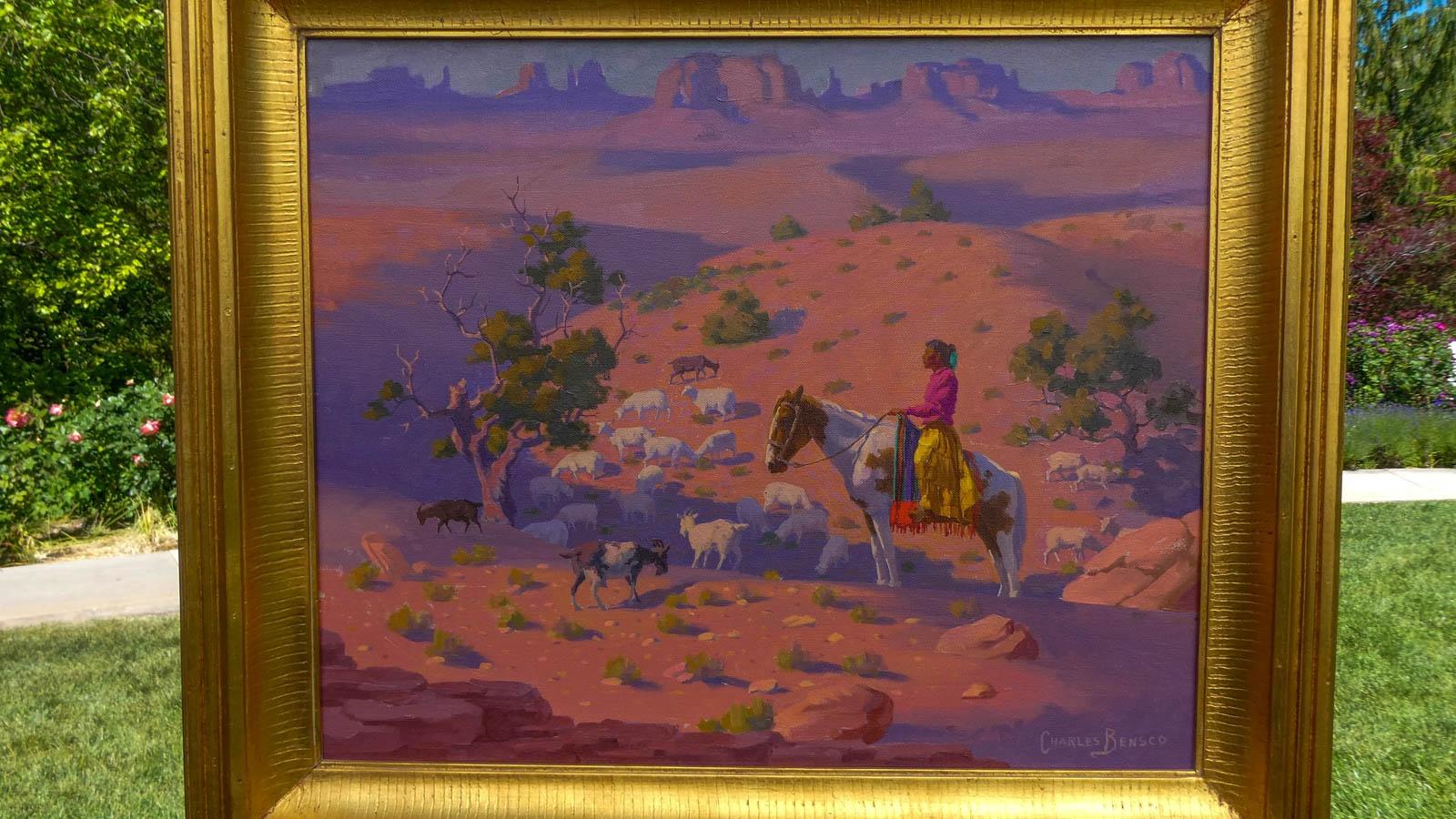 Antiques Roadshow - Appraisal: Charles Bensco "A Pastoral" Oil Painting ...