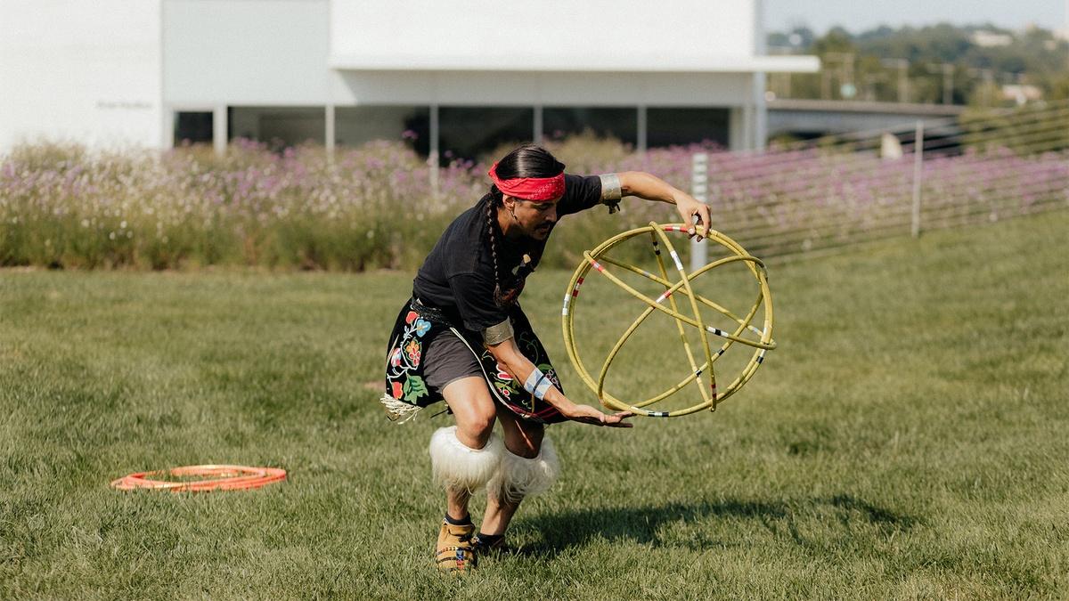 Two-Spirit Performance Artist Ty Defoe Performs 'Hoop Dance' | Next at ...