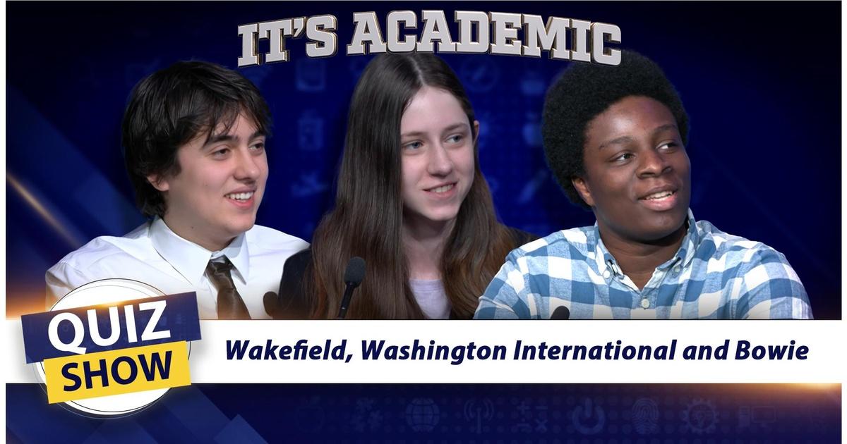 It's Academic | Wakefield, Washington International and Bowie | Season ...