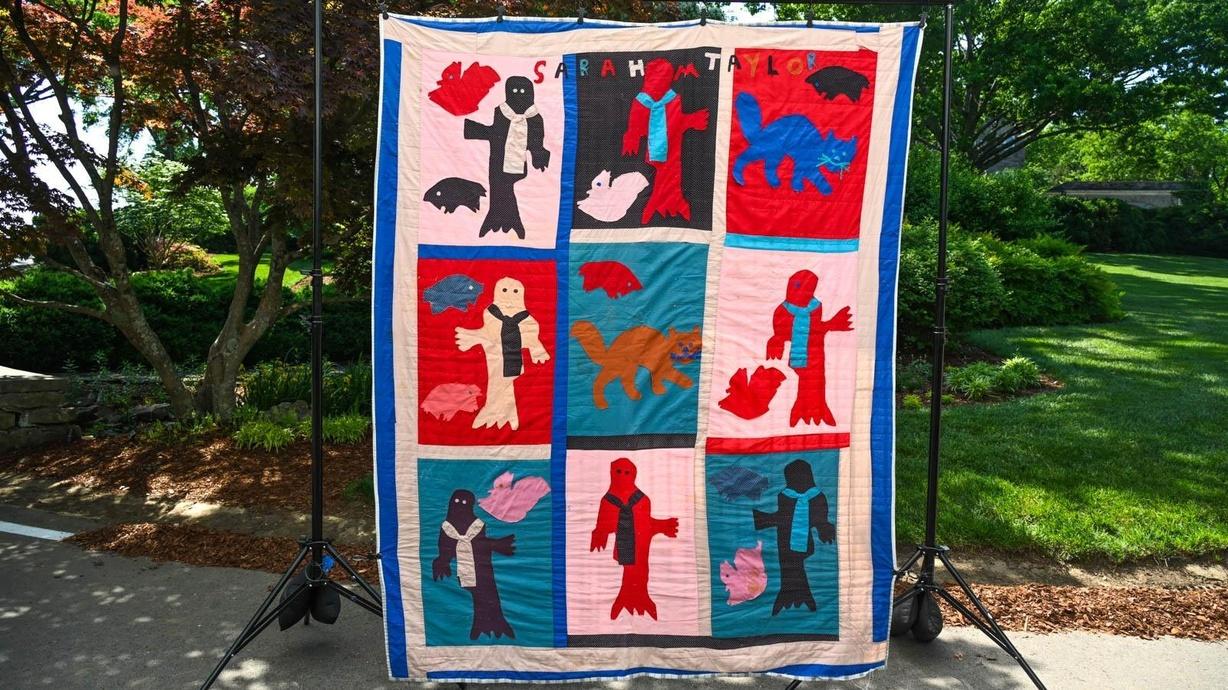 Appraisal: Sarah Mary Taylor Appliqué Quilt, ca. 1980 | Watch on PBS ...
