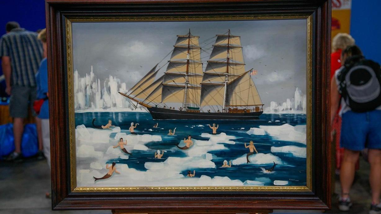 Appraisal: Mid-20th Century Ralph Cahoon Oil Painting | Watch on PBS ...