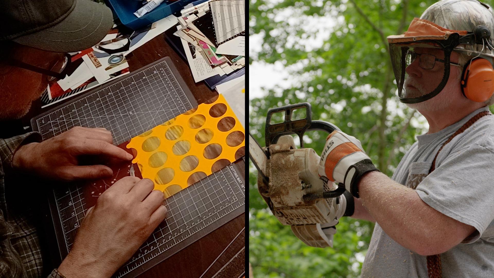 Wood Sculptor Brian Frye & Collage Artist Jeffrey Meyer | arts IN focus ...