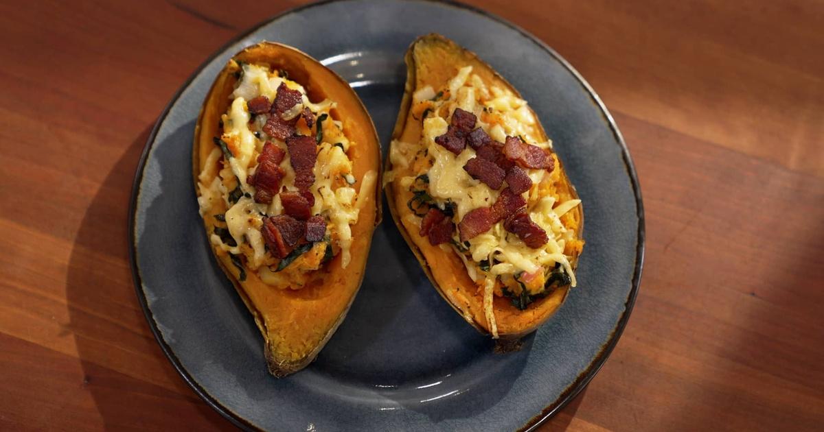 The Key Ingredient | Twice-Baked Sweet Potatoes | Kitchen Recipe ...