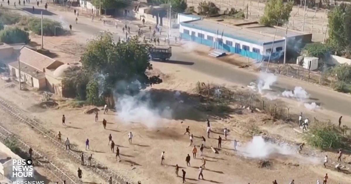 PBS News Hour | Battle for power in Sudan reignites conflict in Darfur ...