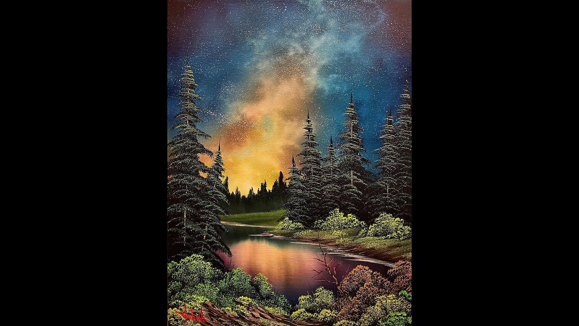 Galaxy Grandeur | The Best of the Joy of Painting with Bob Ross ...