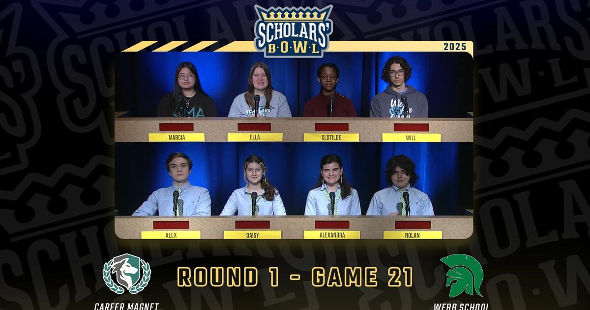 Scholars' Bowl | Round 1 Game 21 | Career Magnet vs Webb | Season 41 ...