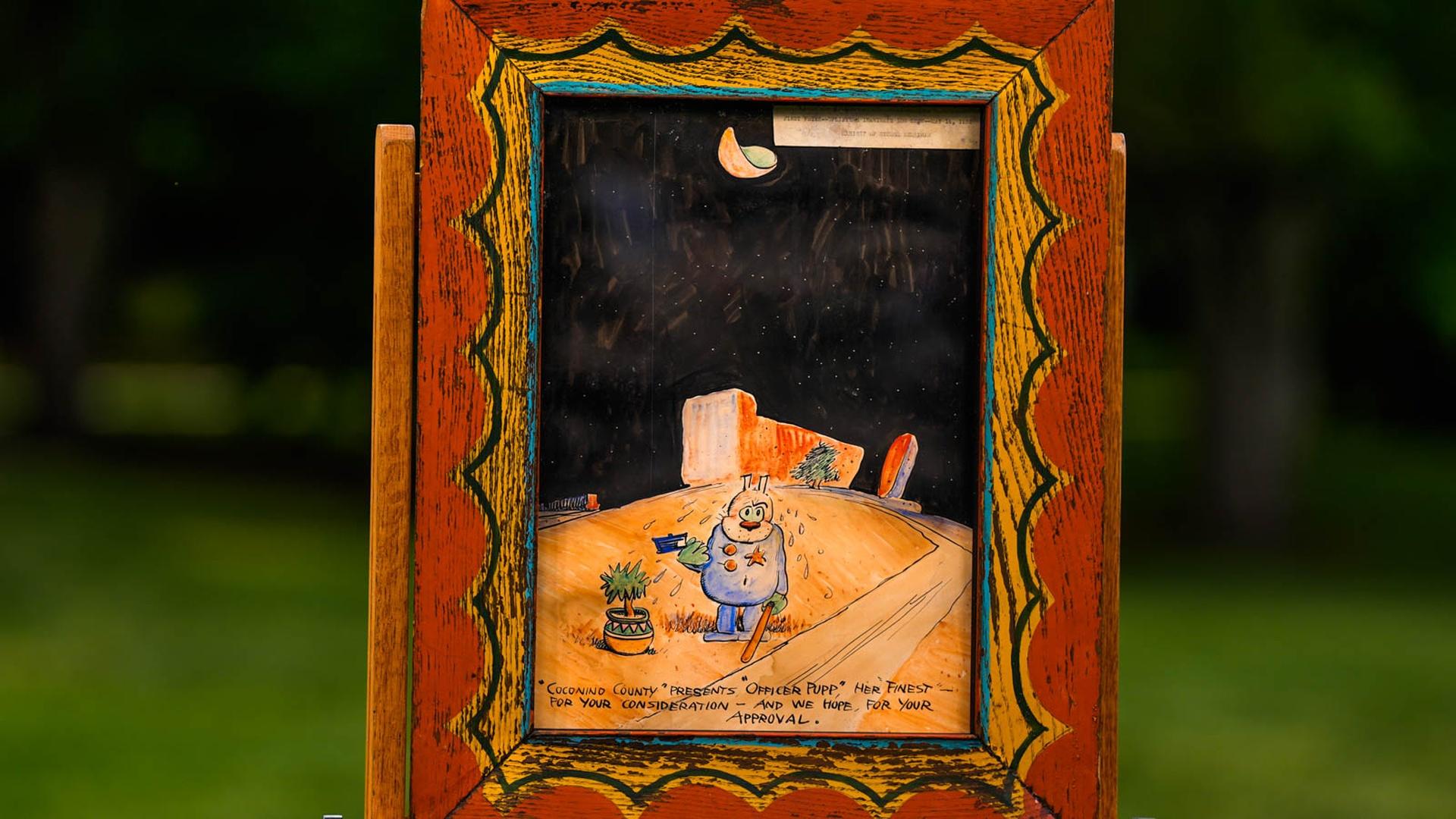 Appraisal: 1933 George Herriman "Krazy Kat" Framed Watercolor | Antiques Roadshow | THIRTEEN ...