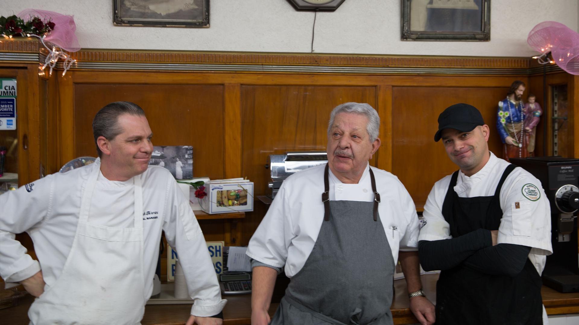 Vincent, Joseph, and Vincent Jr. at Termini Bakery | No Passport ...
