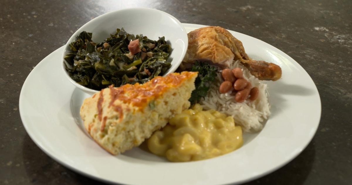 Charlotte Cooks | Collard Greens and Jalapeno Cheddar Cornbread ...