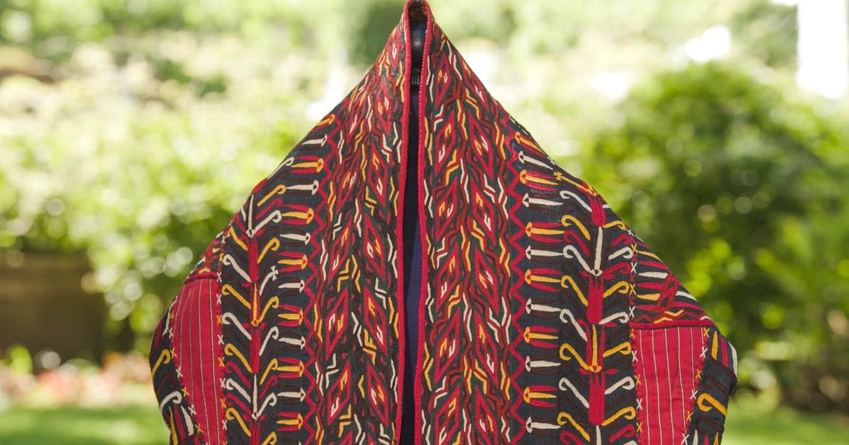 Antiques Roadshow | Appraisal: Tekke Embroidered Silk Chyrpy, ca. 1900 ...